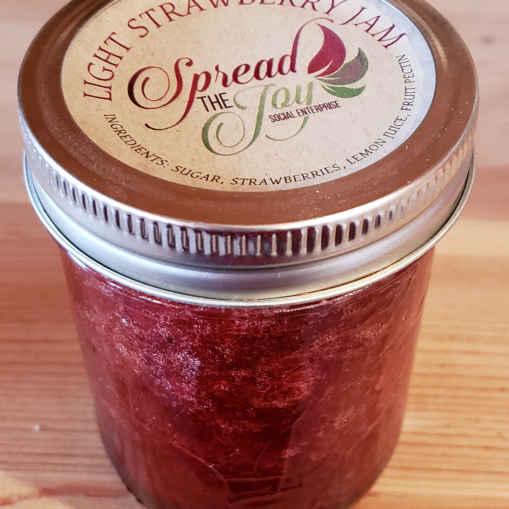 Spread The Joy Light Strawberry Jam – Proulx Farm Shop